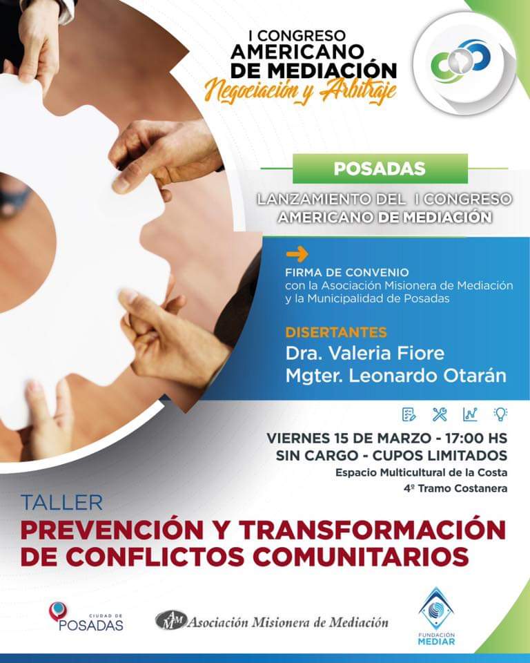 Brindarán un taller de prevención y transformación de conflictos ...